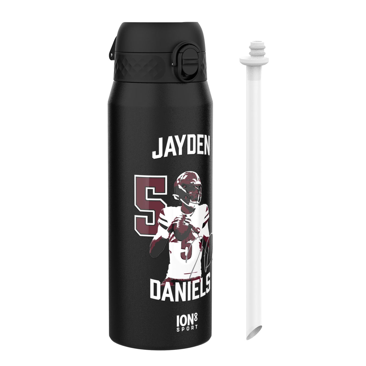 NFL PA Thermal Steel Water Bottle Locked In - 24oz - Jayden Daniels ...