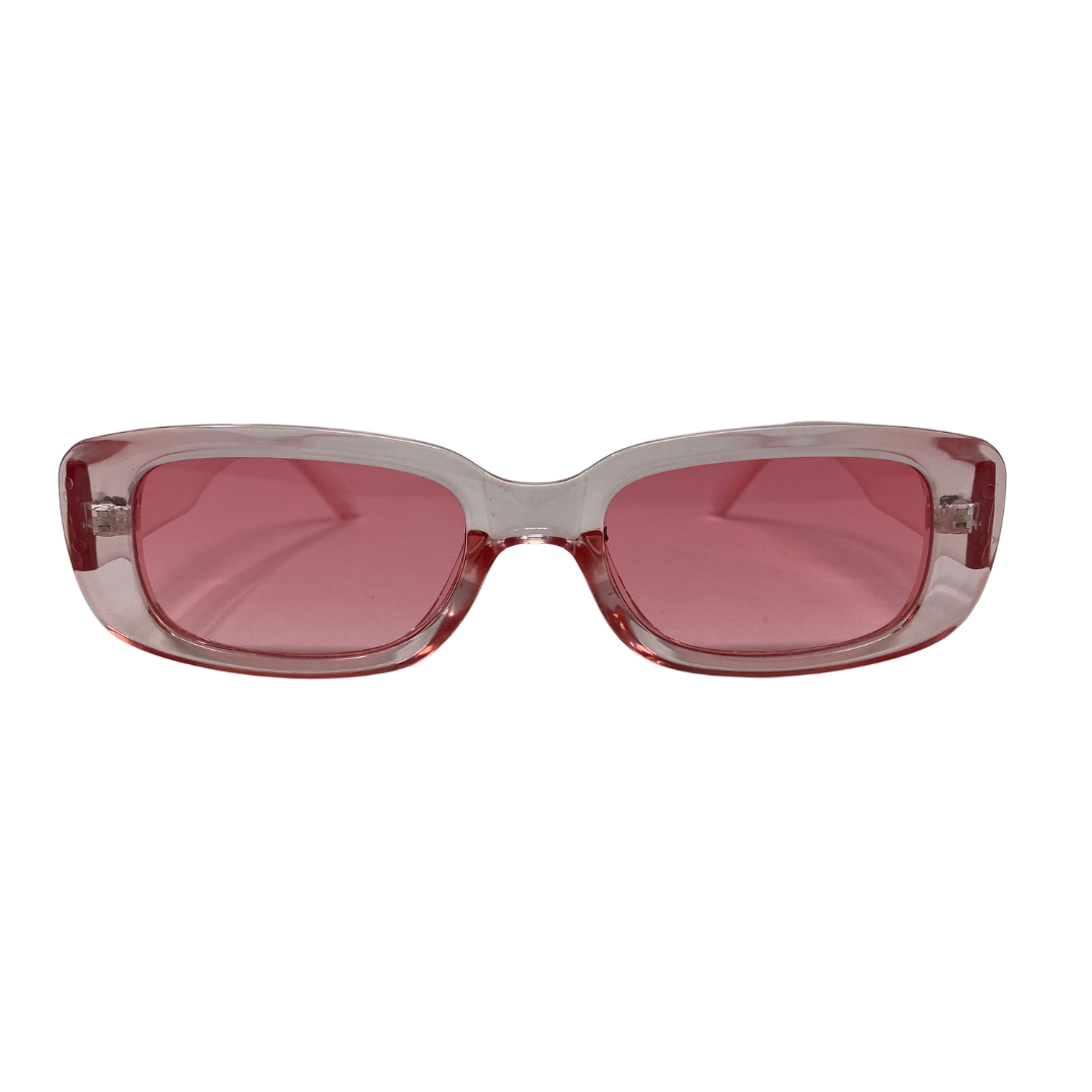 The Sophisticate Sunglasses with Polarized Lens - Pink Clear – Youzey